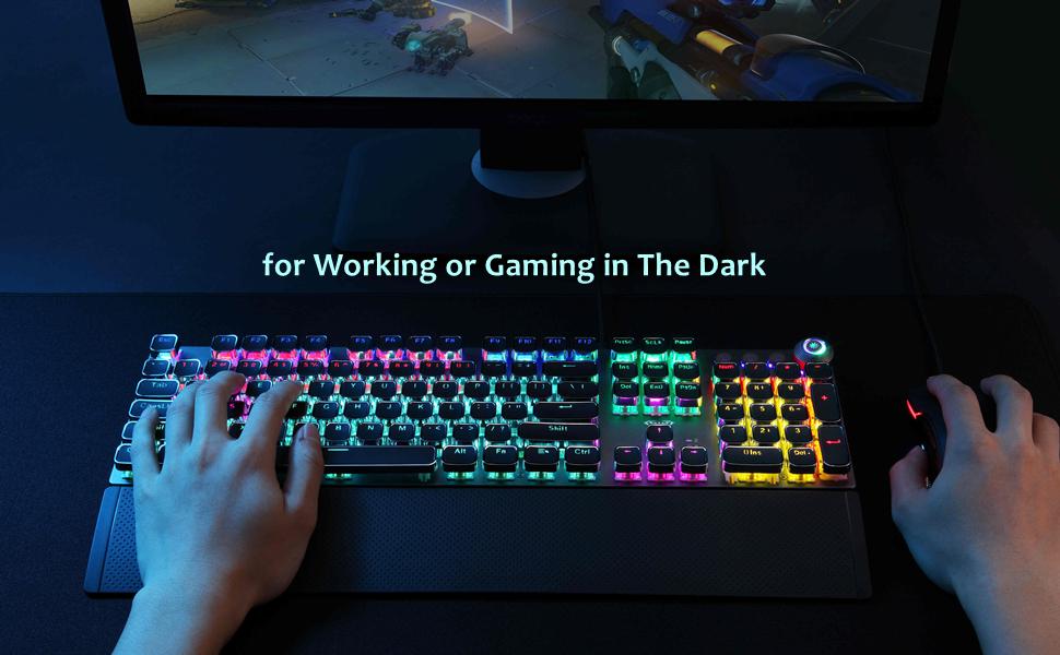 AULA F2088 RGB: Customizable Gaming Keyboard Features – Alarabiya Computer