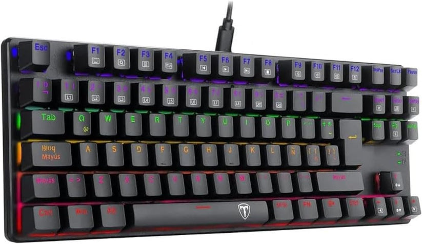 T-dagger TGK313 Bora Rainbow Led Tkl Gaming Mechanical Keyboard ...