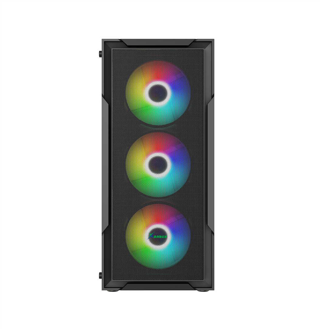 Xander Hulk Black 4 Argb Fans Mid Tower Case With Psu 600W 80+ White ...