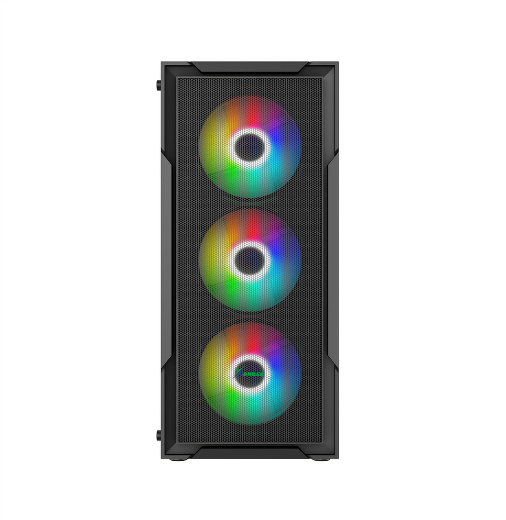 Xander Hulk Black 4 Argb Fans Mid Tower Case With Psu 600W 80+ White ...